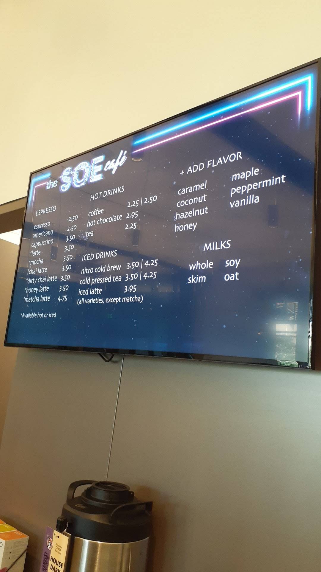 Menu at Blue Room Cafe, Providence