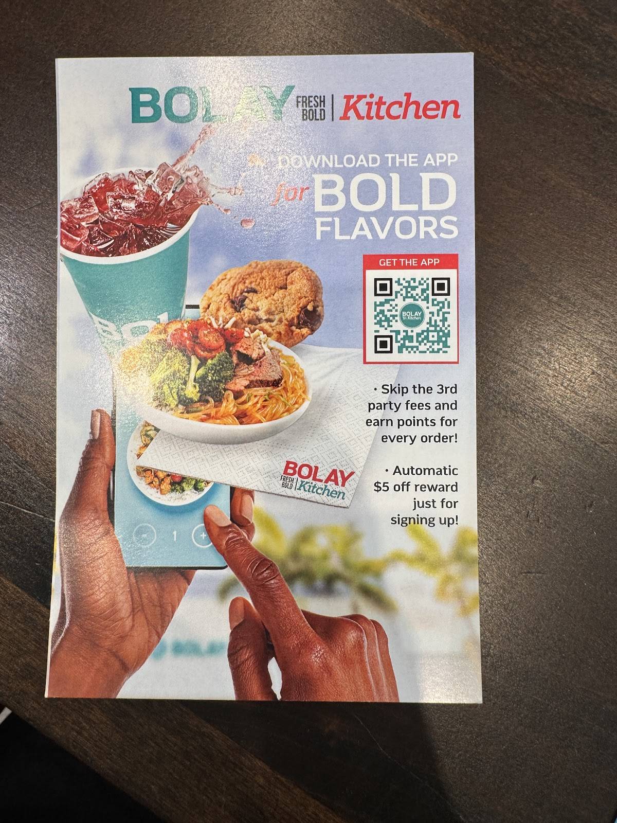 Carta del restaurante Bolay Fresh Bold Kitchen - Hollywood Hills, Hollywood