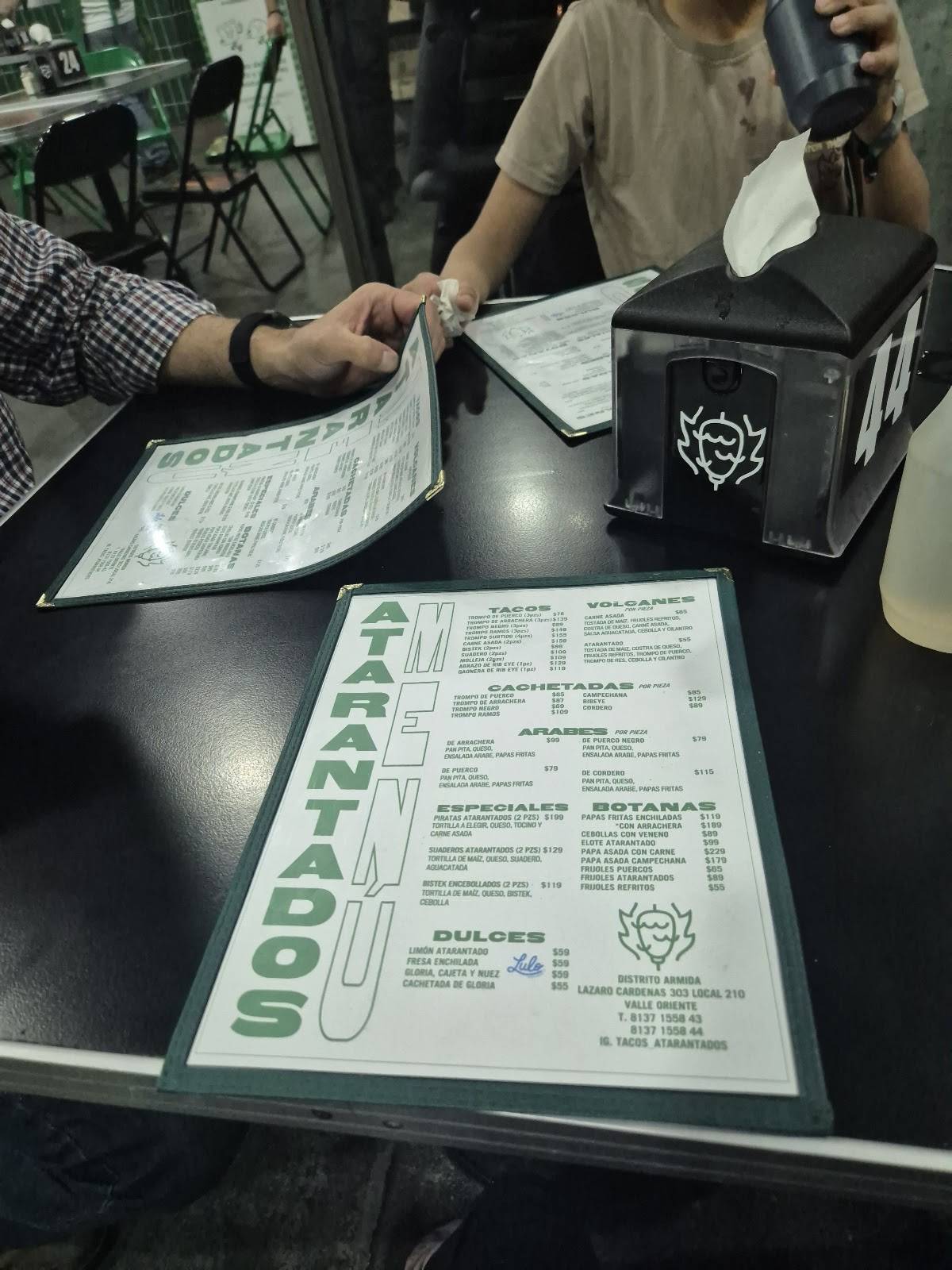 Menu at BreAd Armida restaurant, San Pedro Garza García