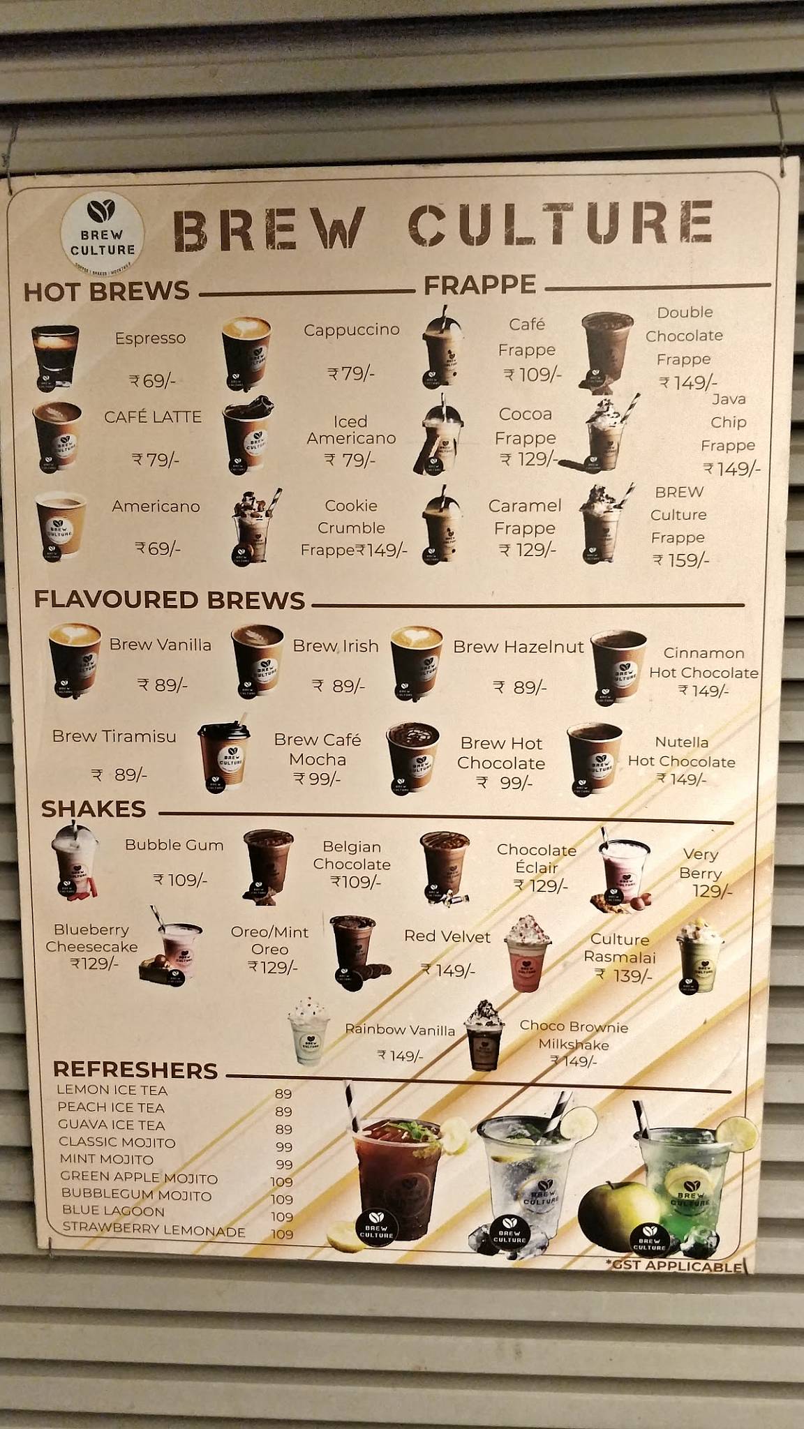 Menu at Brew Culture - Amanora, Pune