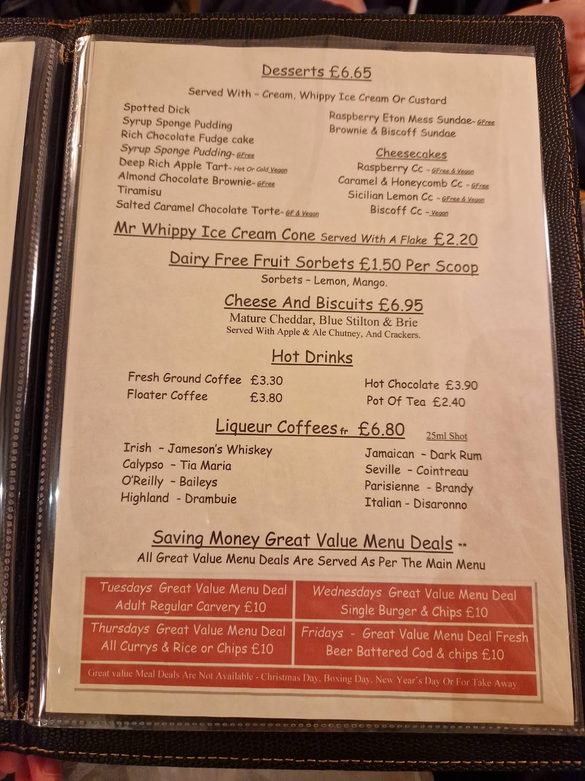 Menu at Brewers Arms Polstead pub & bar, Polstead, A1071