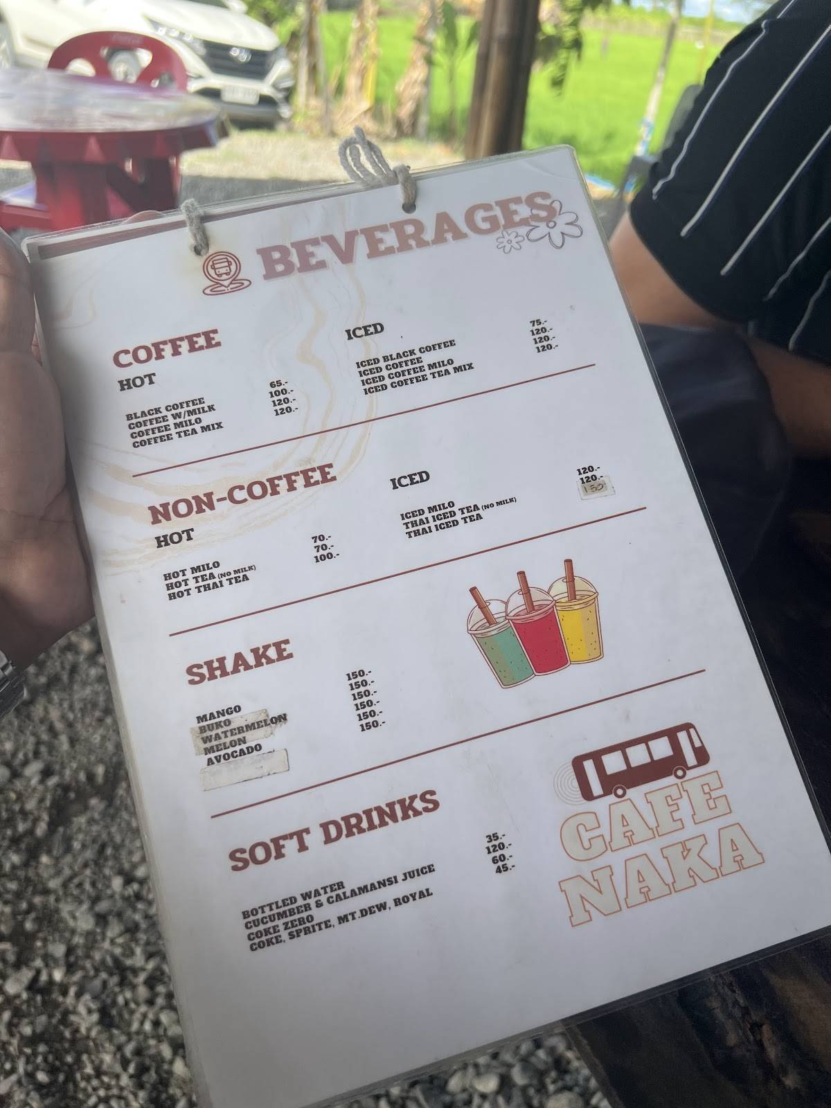 Menu at CAFÉ NAKA, Oton, Zone 7