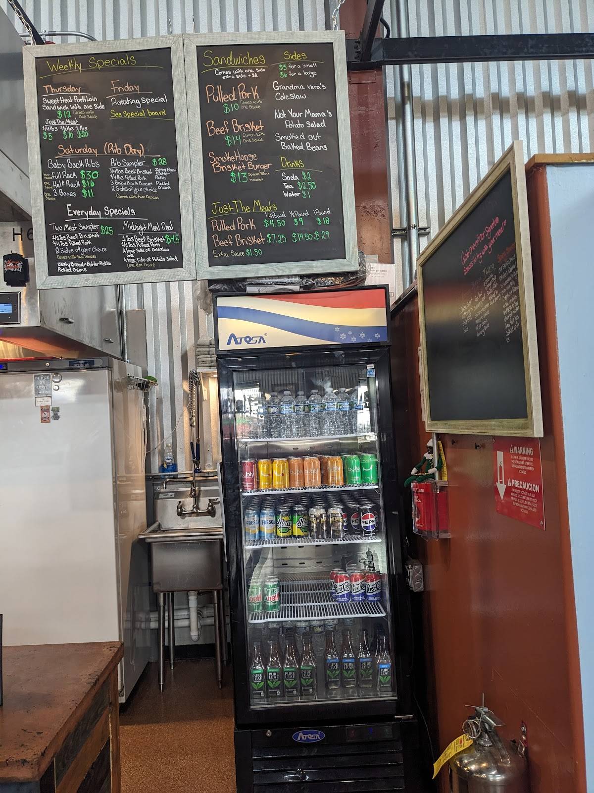 Menu at CR Midnight Smoker BBQ, Cedar Rapids