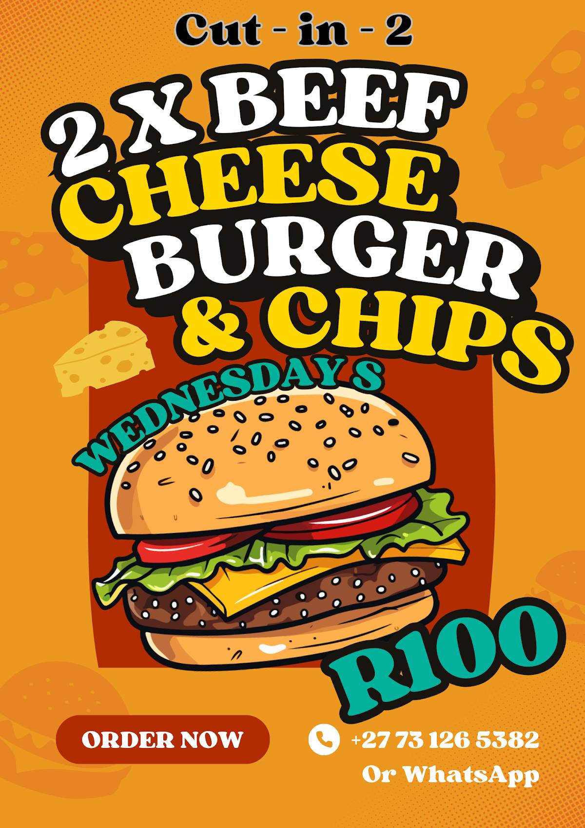 Menu at CUT IN 2 restaurant, Cape Town