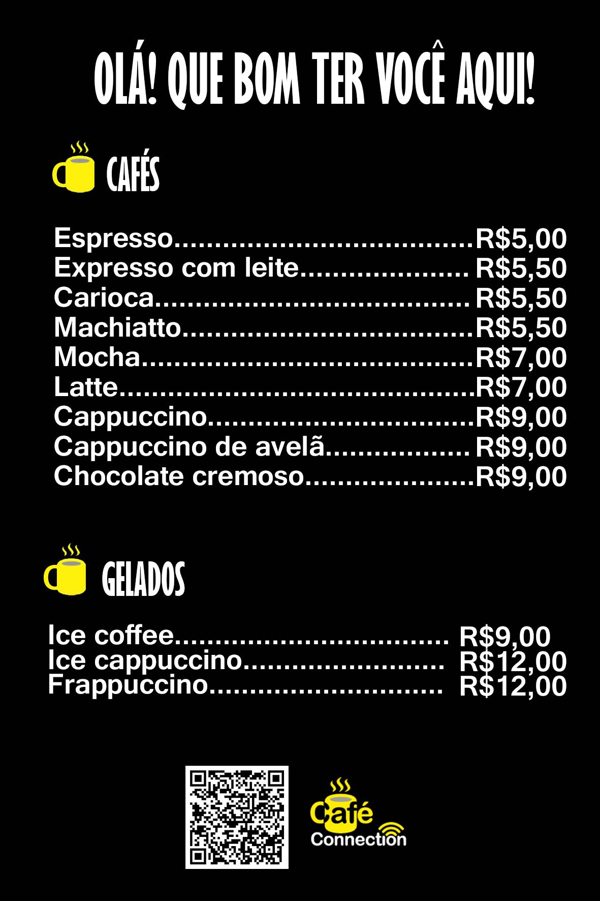 Carta de Café Connection, Curitiba