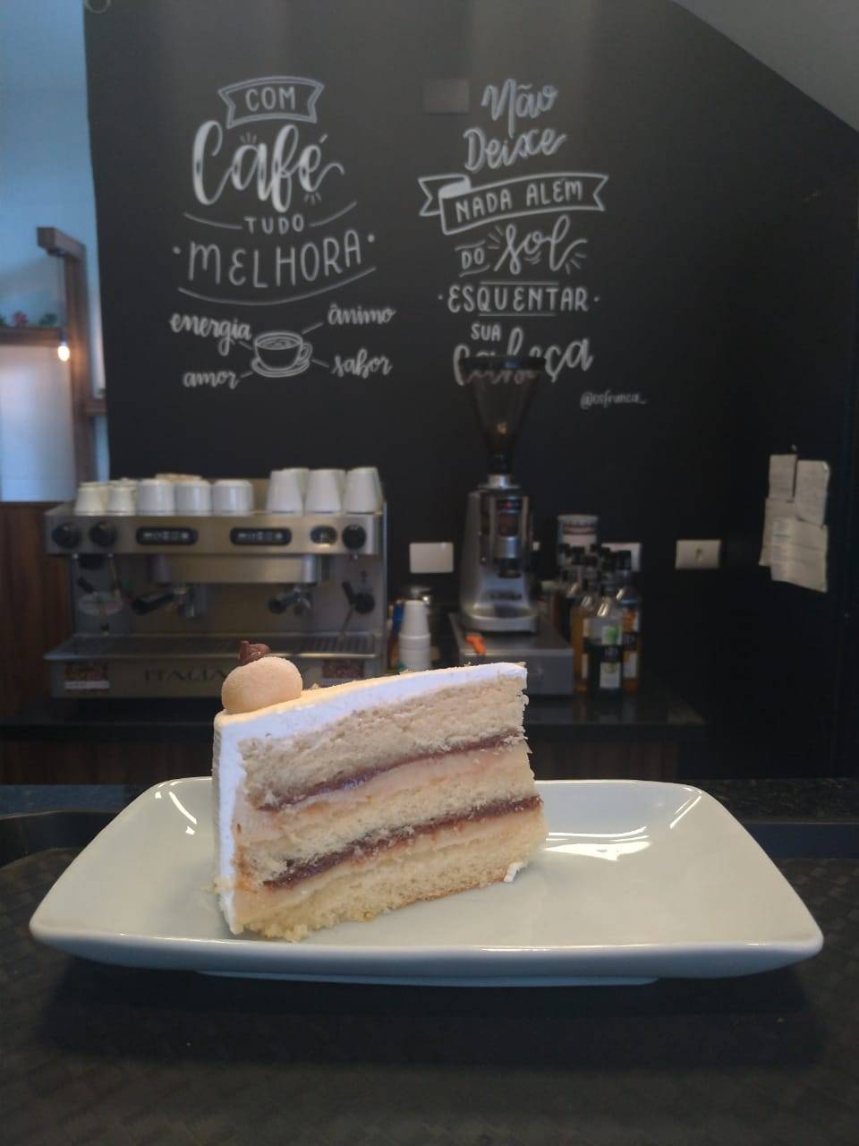 Menu em Café Connection, Curitiba