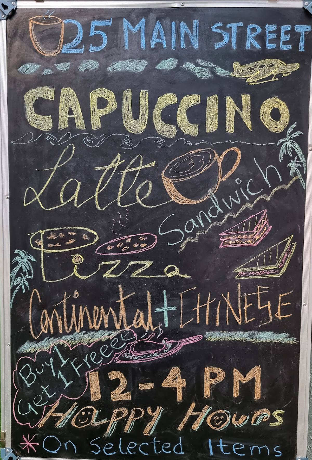 Menu at 25 Main Street Cafe, Salt Lake, Kolkata