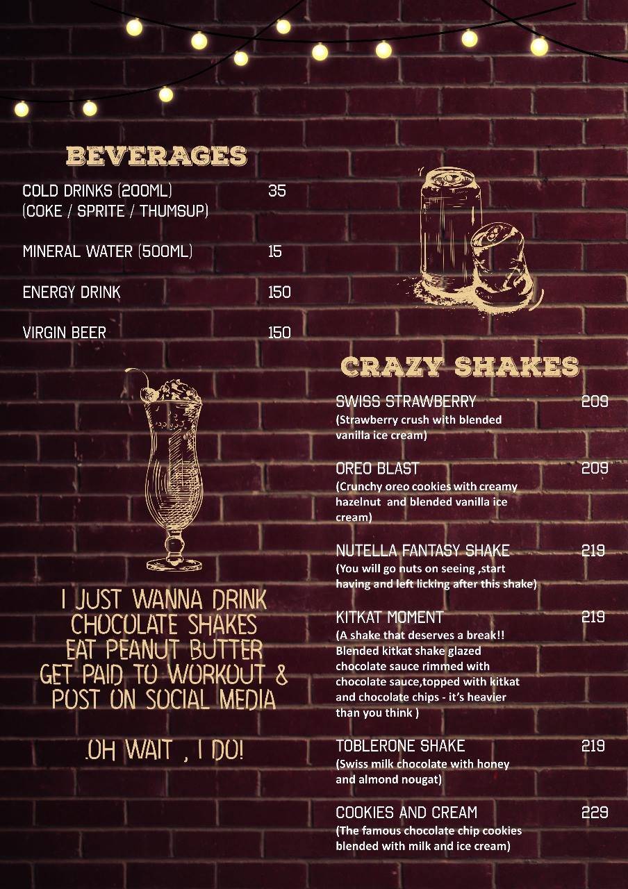 Menu at BEAN THERE, DRANK THAT!, Surat