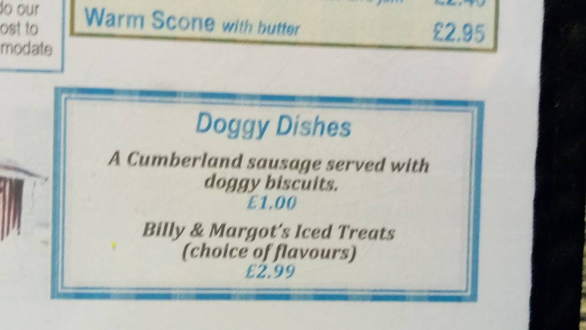 Menu at Breezes Cafe, Fareham