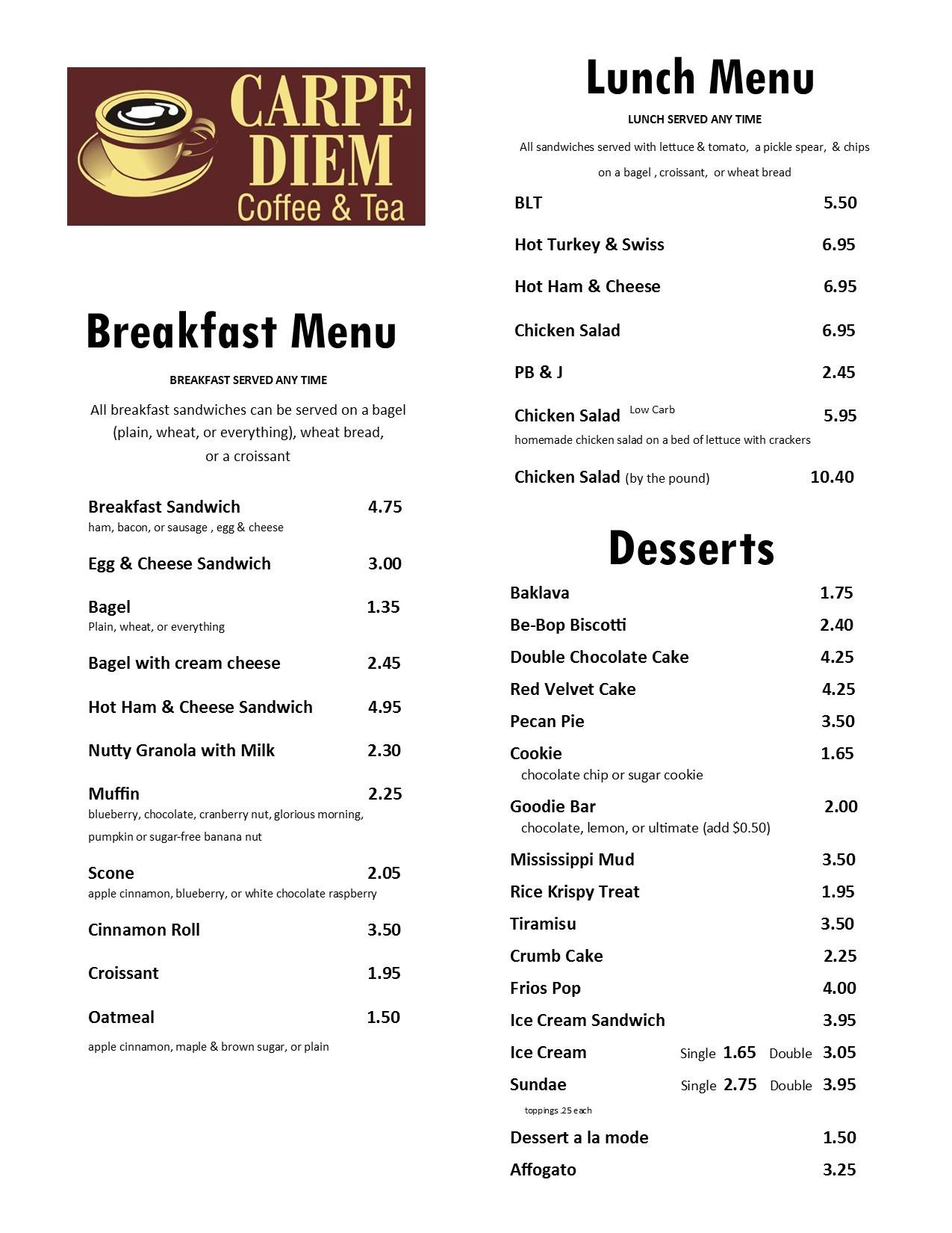 Carpe Diem Coffee Tea Company