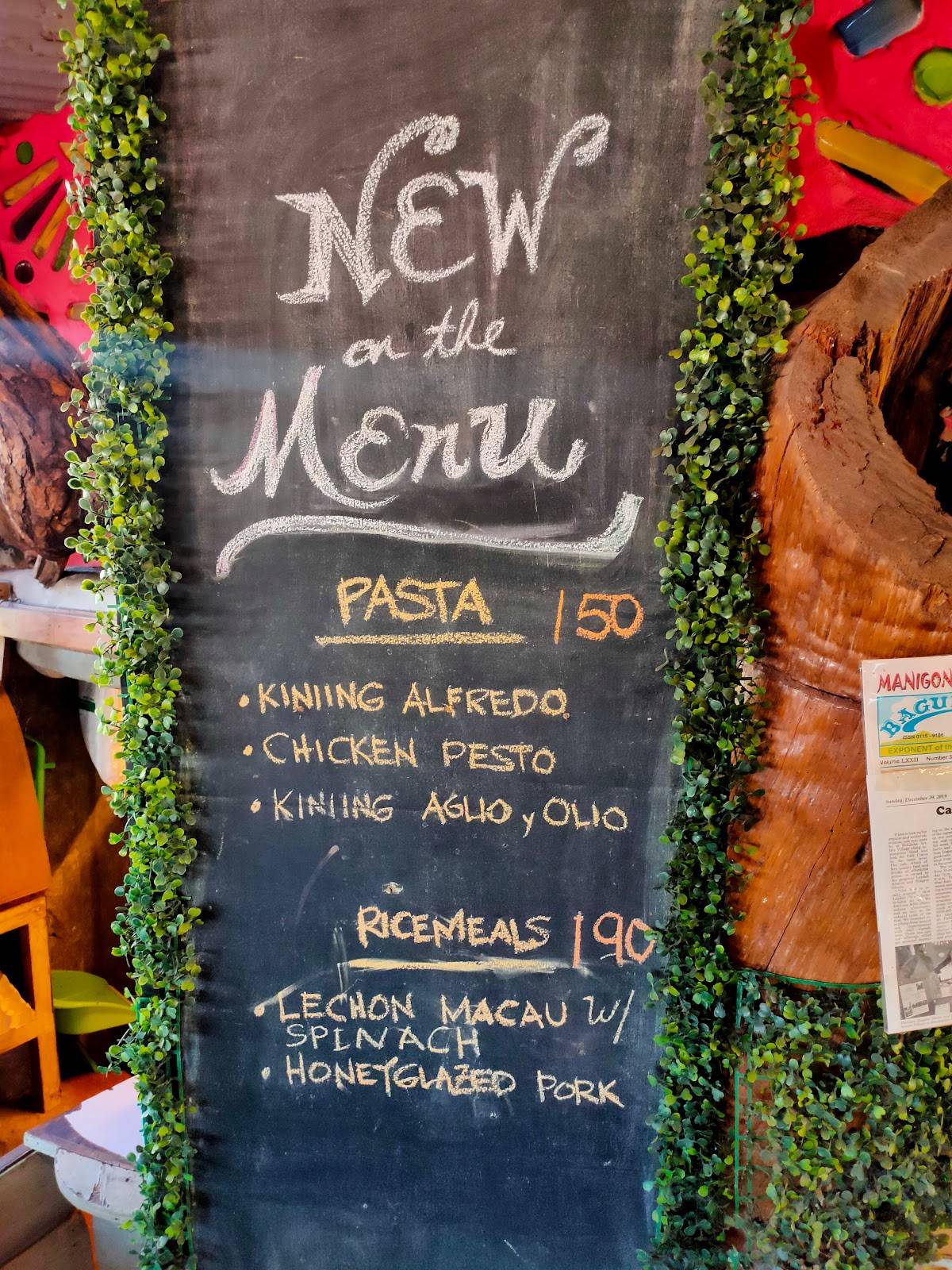 Menu at Cafe Cueva, Baguio, CH7W+GV8 Ili-Likha Artists Village