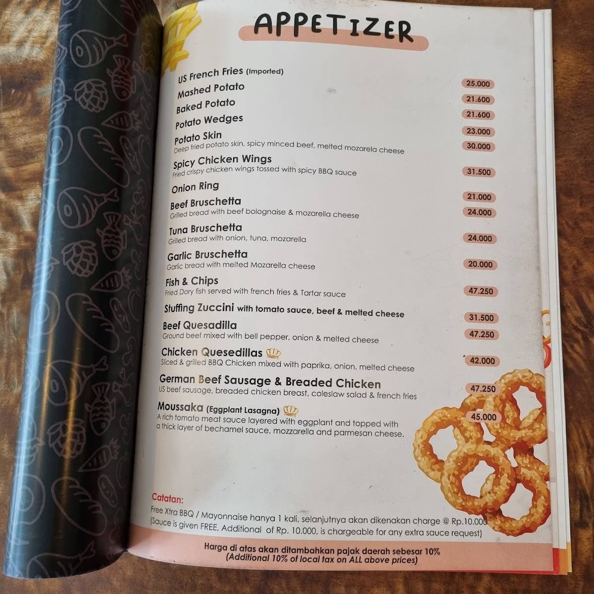 Menu at Cafe D'Bell Pepper, Probolinggo