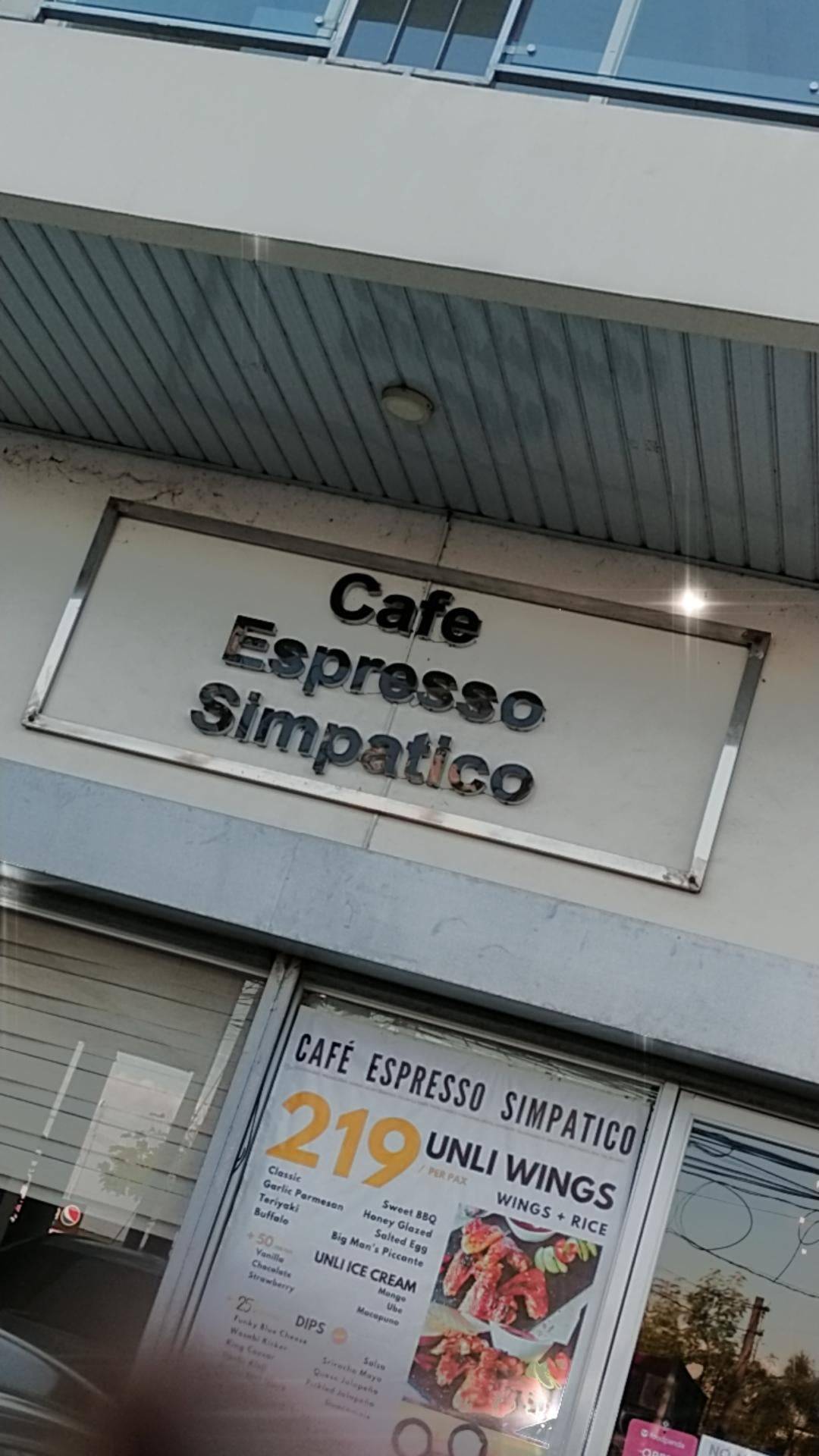 Menu at Café Espresso Simpatico cafe, Guiguinto