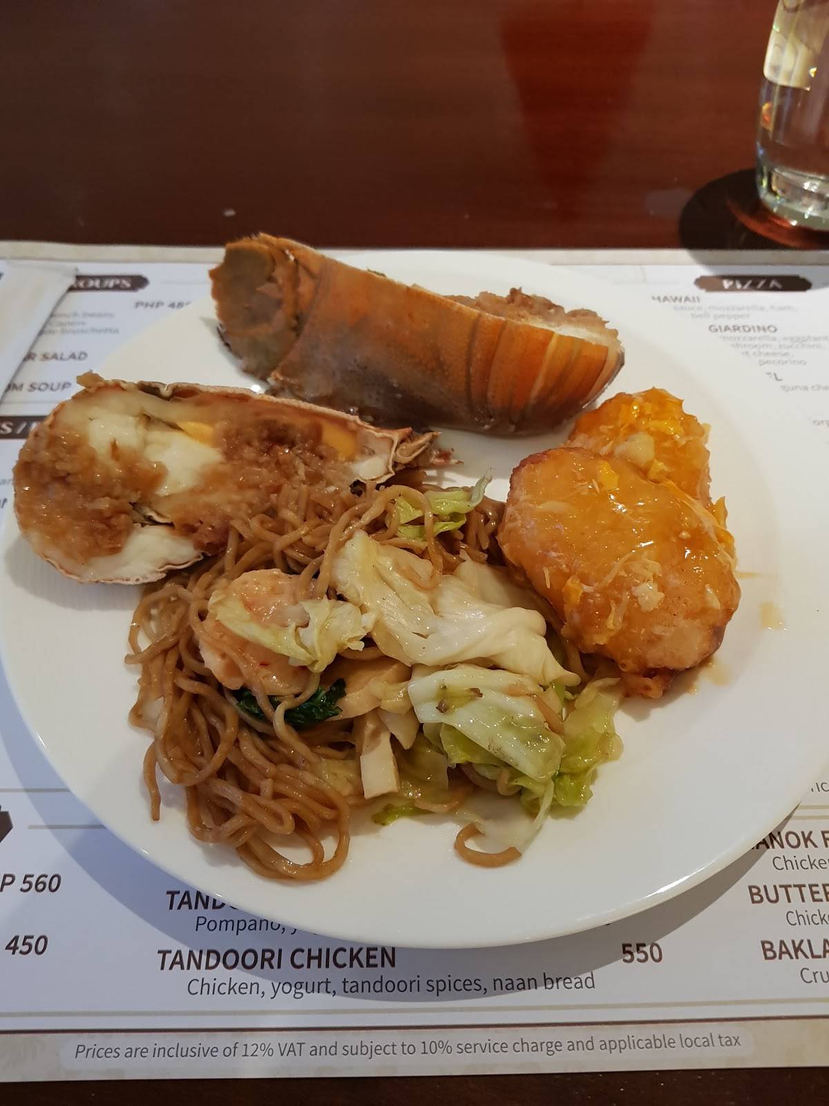 Menu at Cafe Ilang-Ilang, Manila