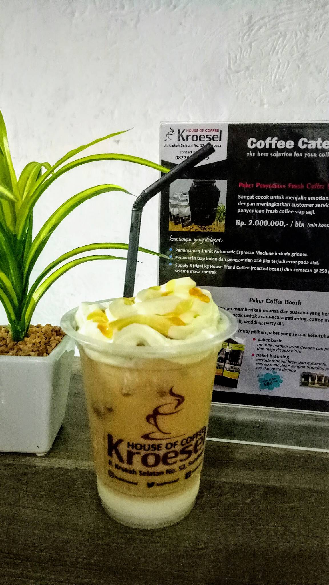 Menu at Kroesel House Of Coffee cafe, Surabaya