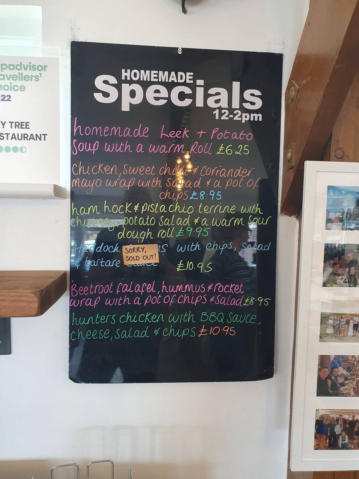 Menu at Lakeside Cafe, Newquay
