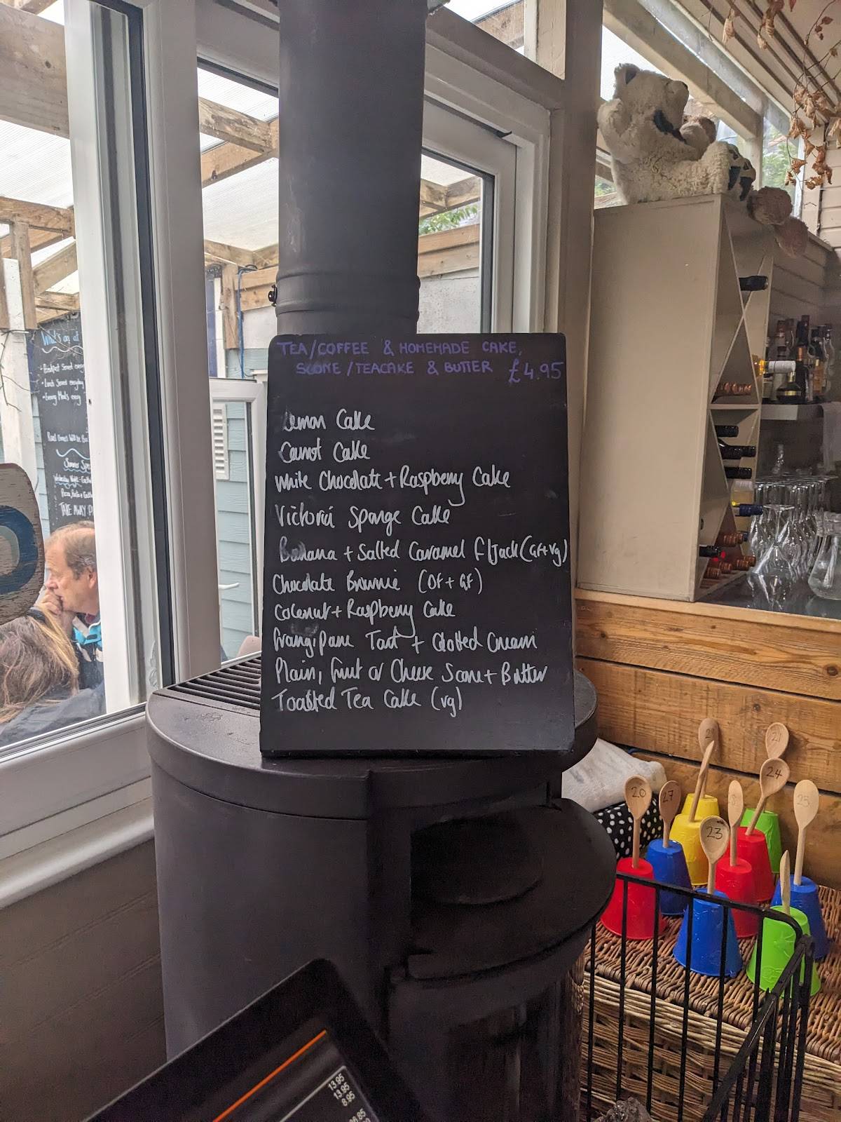 Menu at Lakeside Cafe, Newquay