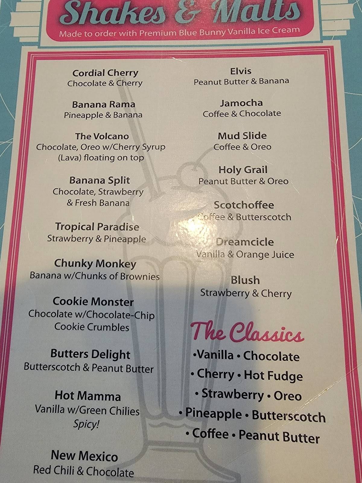 Menu at Owl Cafe, Albuquerque, 800 Eubank Blvd NE