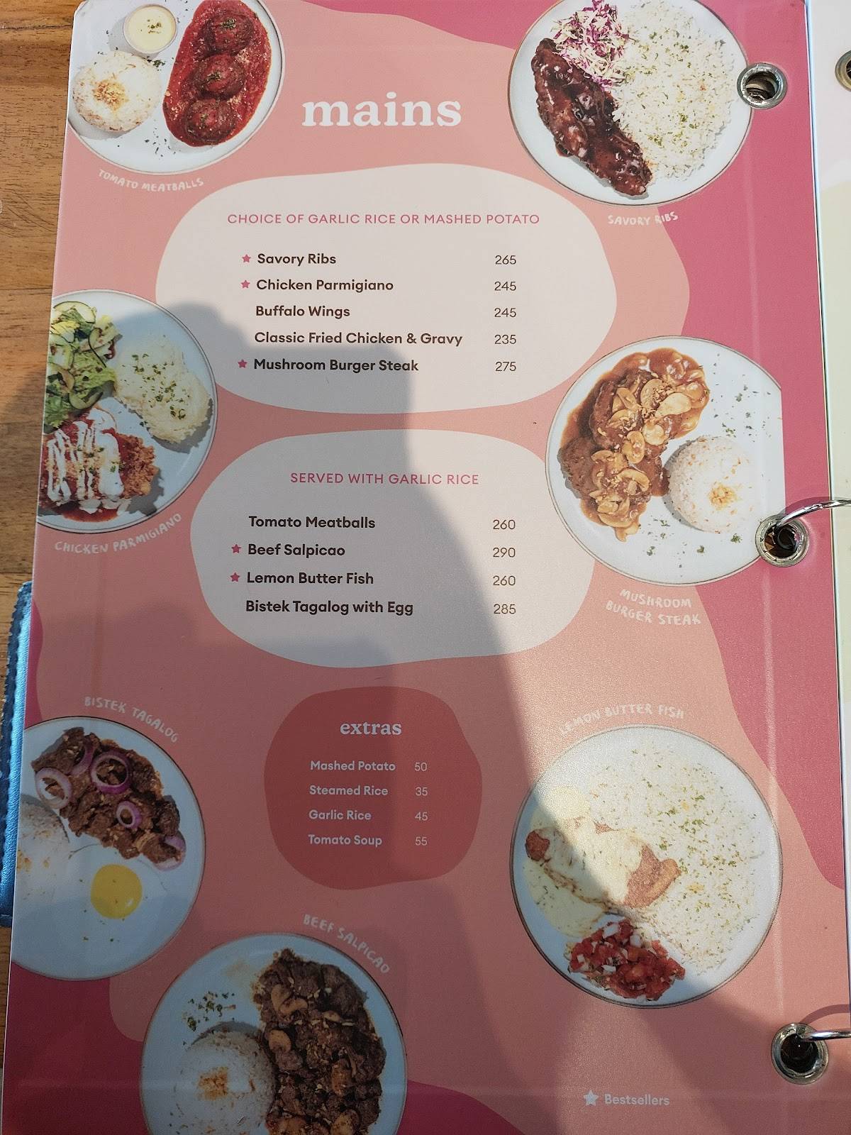 Menu at Sumu Cafe, Antipolo