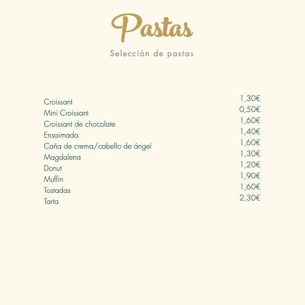 Menu at Café k-fé, Cornellà de Llobregat, Avinguda de Pablo Picasso
