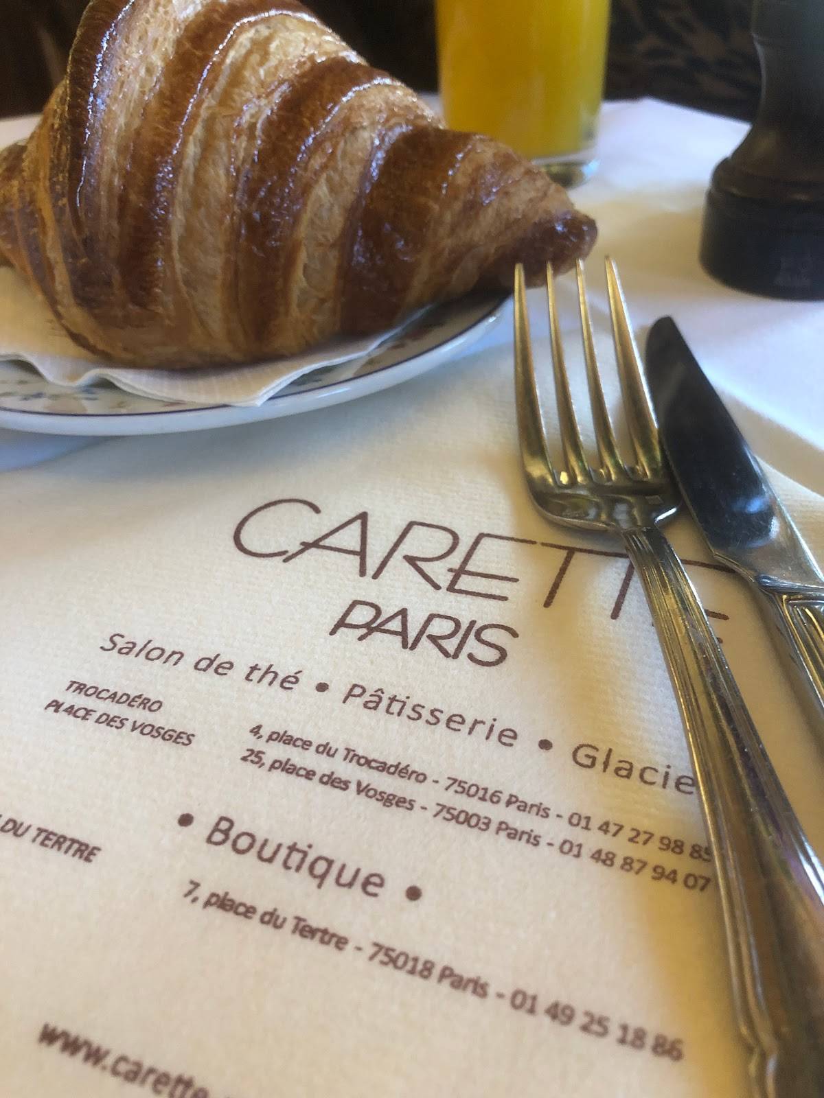 Menu at Carette pub & bar, Paris, 25 Pl. des Vosges