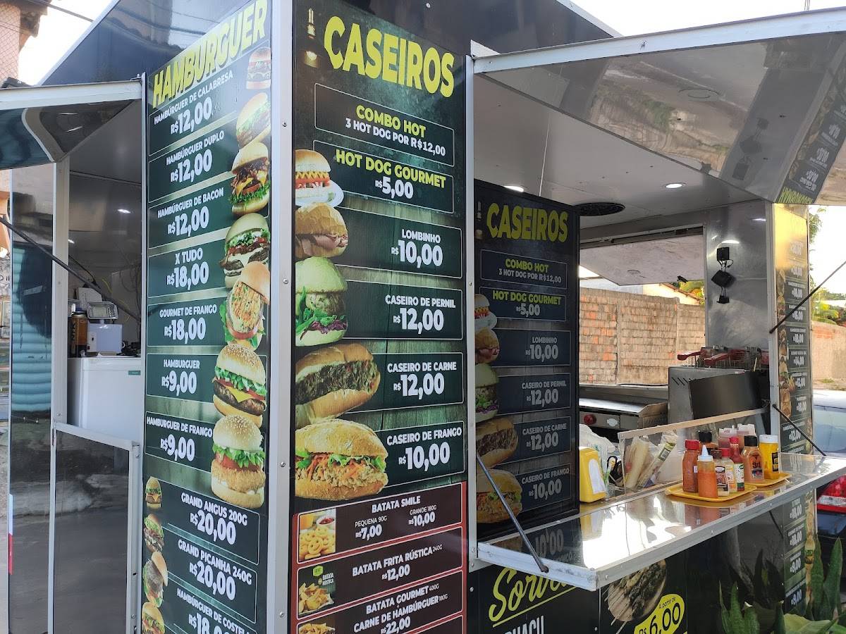 Menu at Caseiro Sanduiche Artesanal restaurant, Aracaju