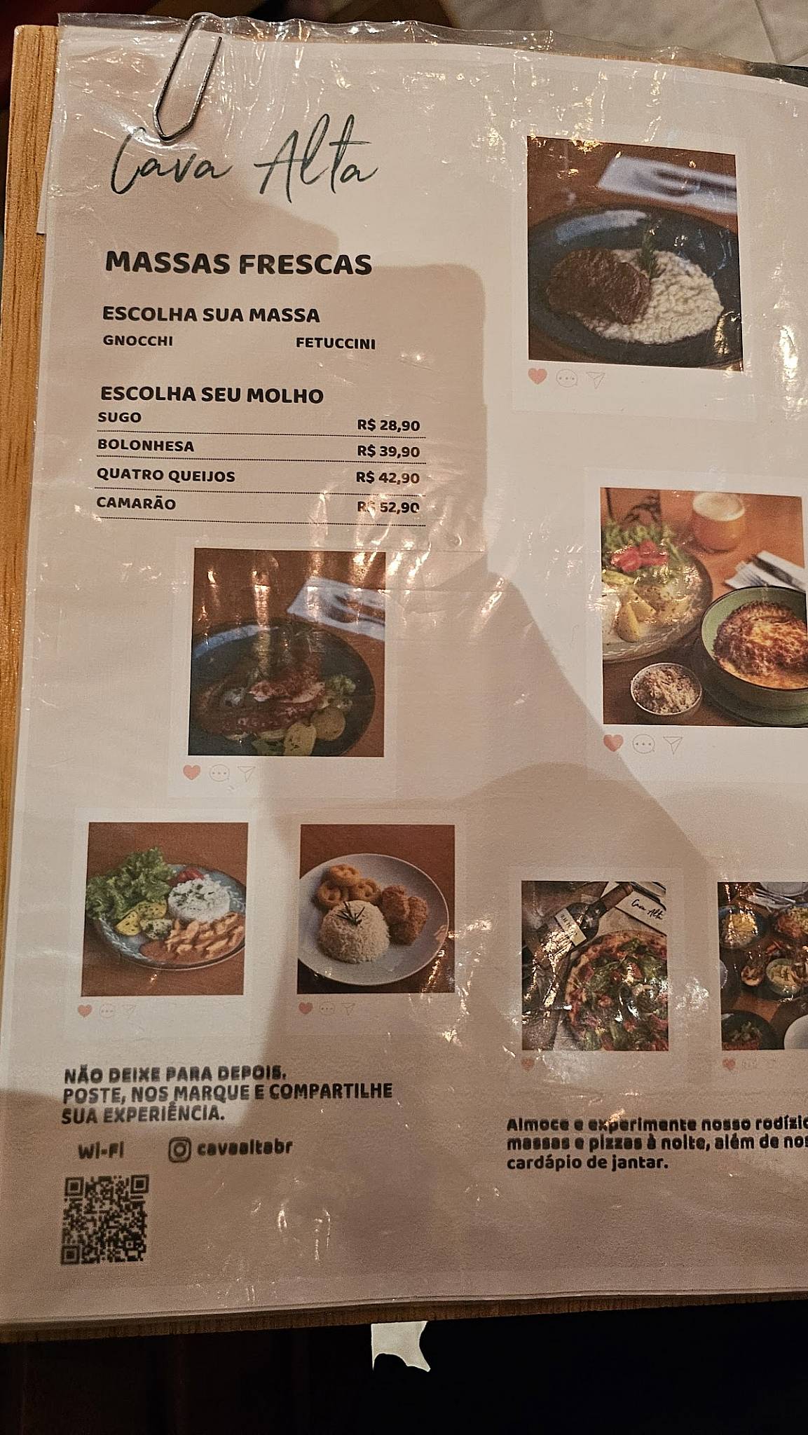 Menu em Cava Alta Culinária Mediterânea restaurante, Cabo Frio