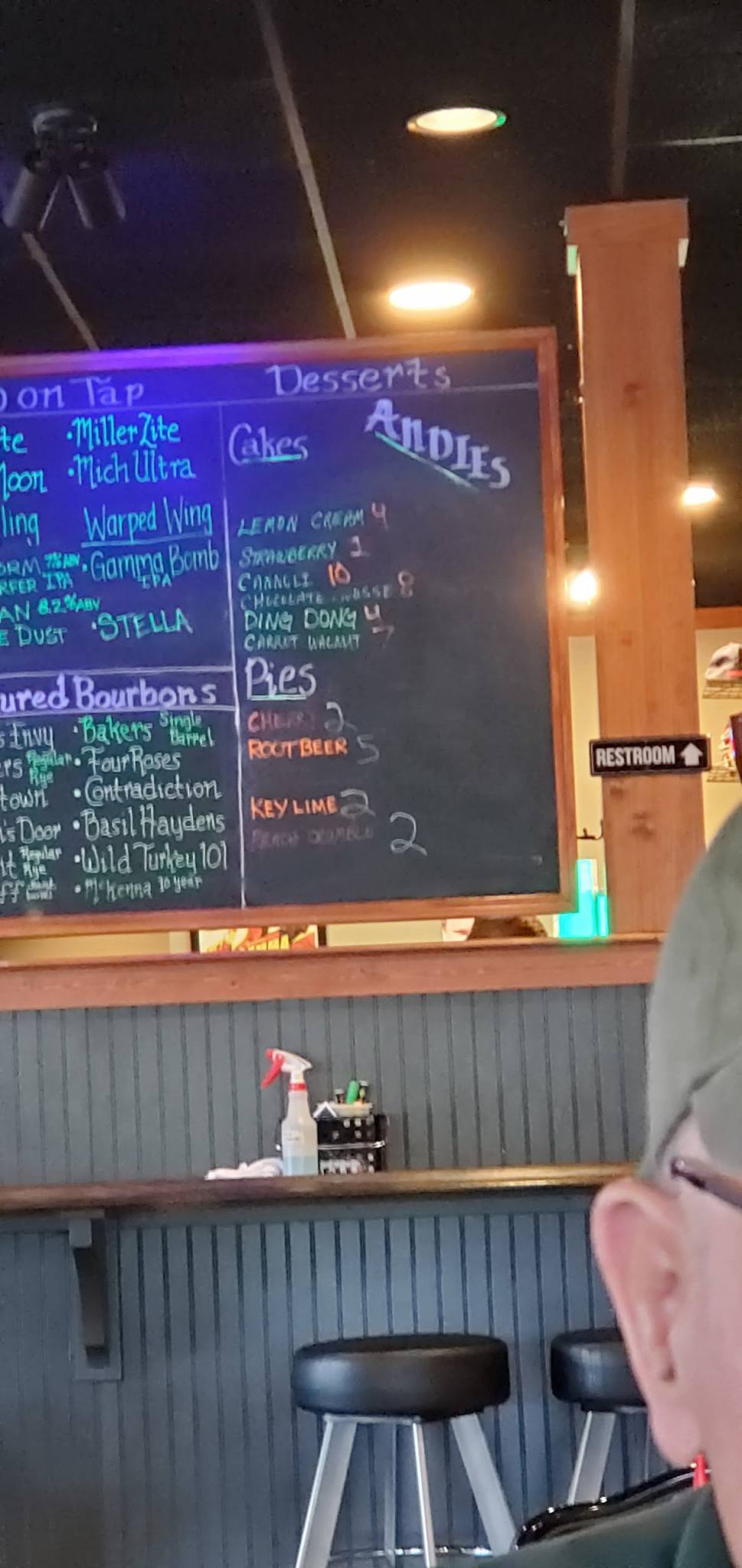 Menu at Geez Grill & Pub, Dayton