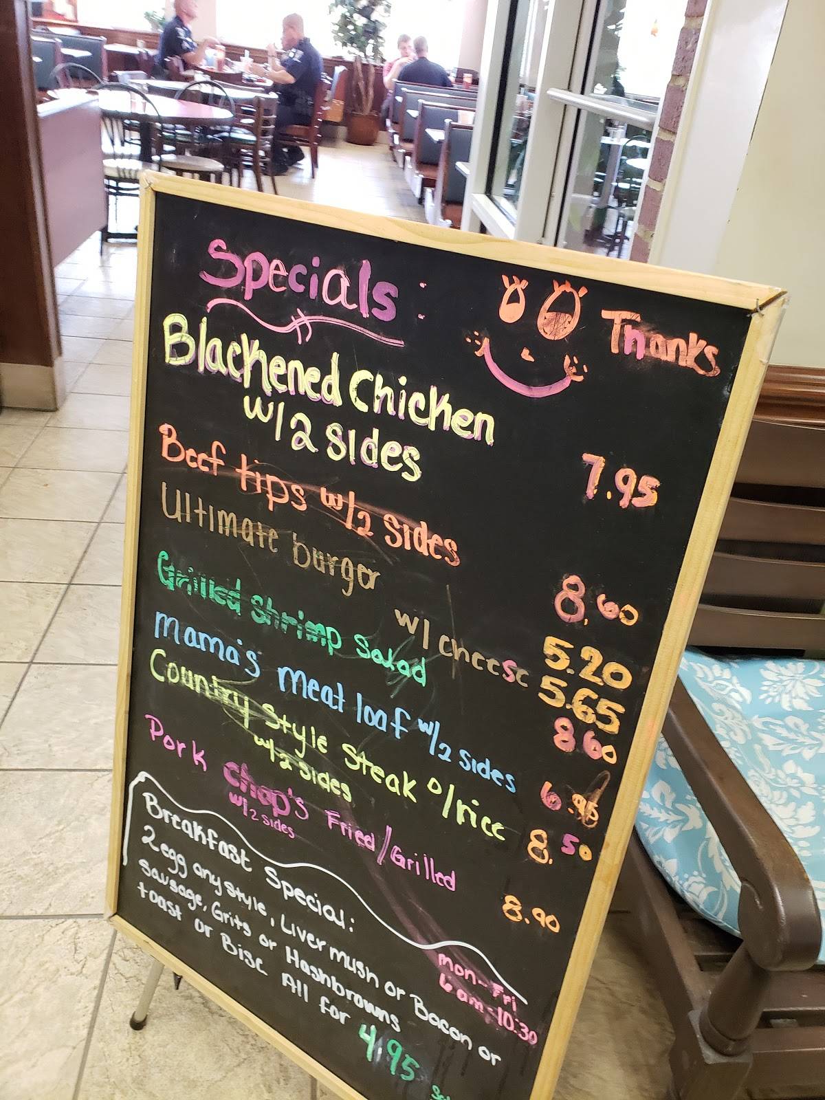 Menu at Steele Creek Cafe, Charlotte