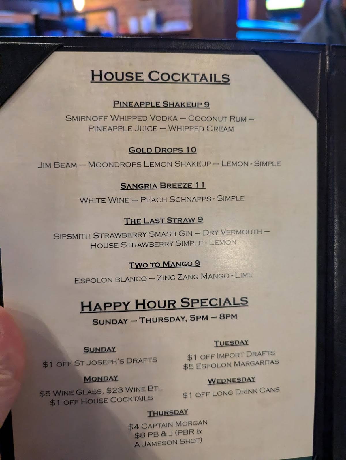 Menu at Chatham Tap Fishers pub & bar, Fishers, E 116th St #120