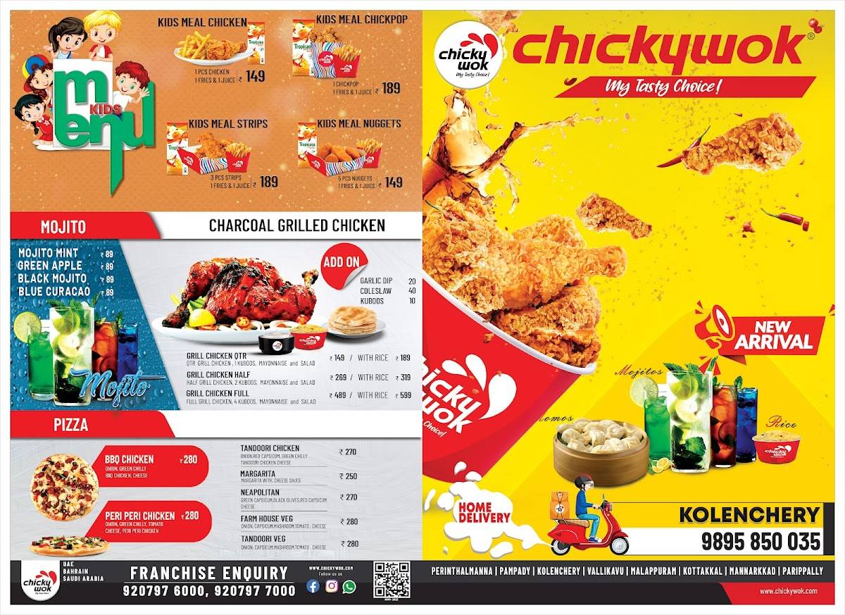 Menu at ChickyWok Kolenchery, Kolenchery