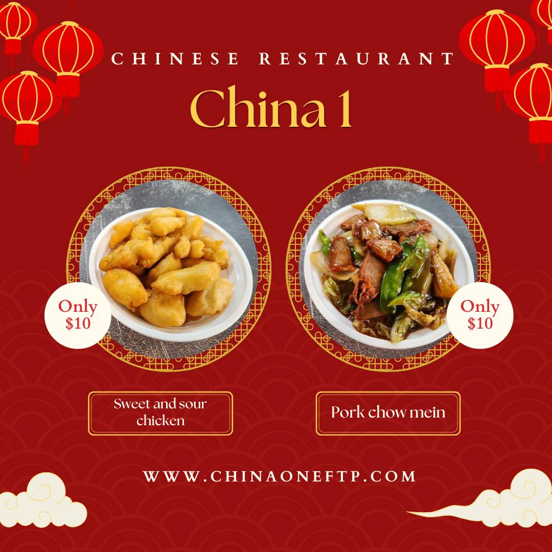 Menu at China 1 restaurant, Fort Pierce, S US Hwy 1