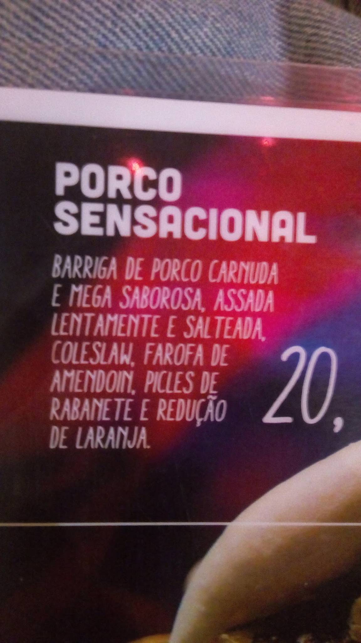 Carta del restaurante Chō Lamens e Baos, Curitiba, R. Gutemberg