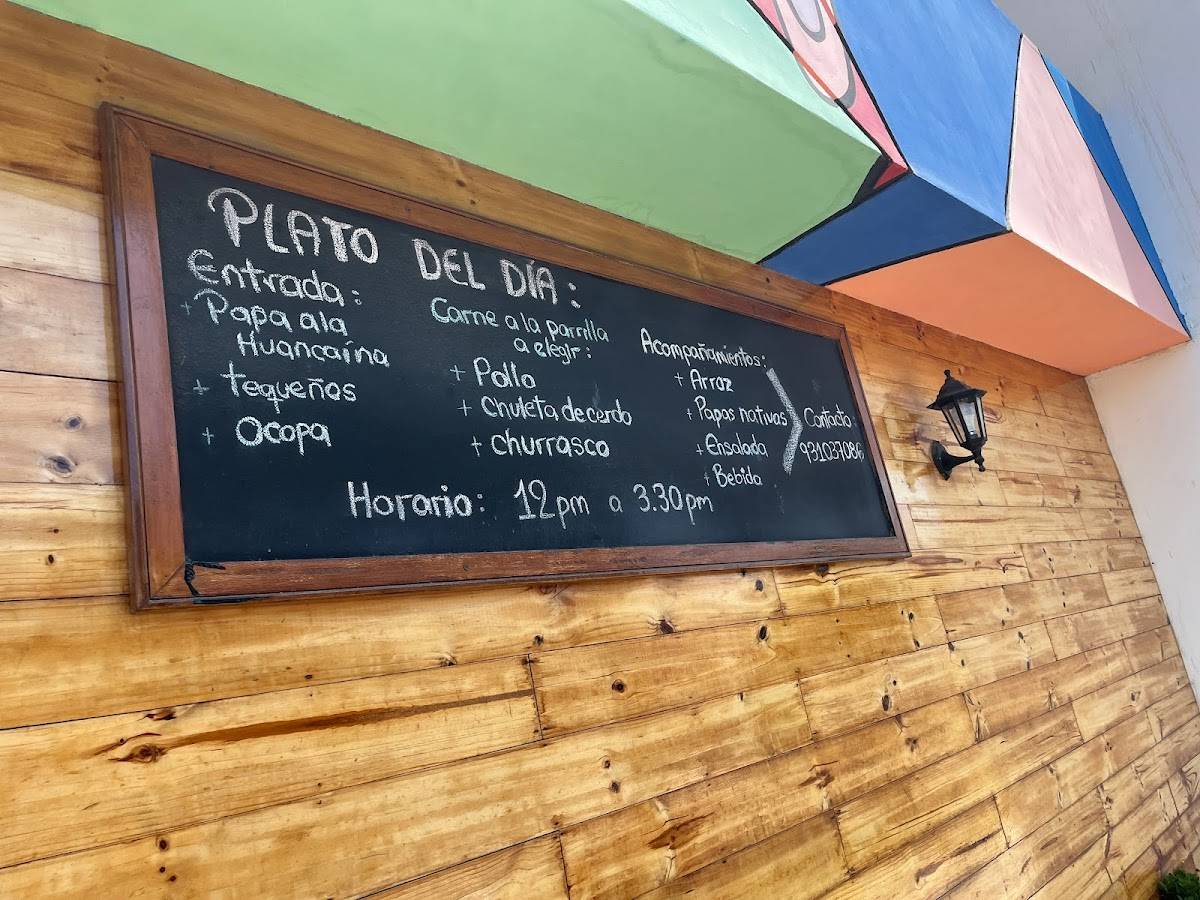 Carta del restaurante Cholito Lindo, Chimbote
