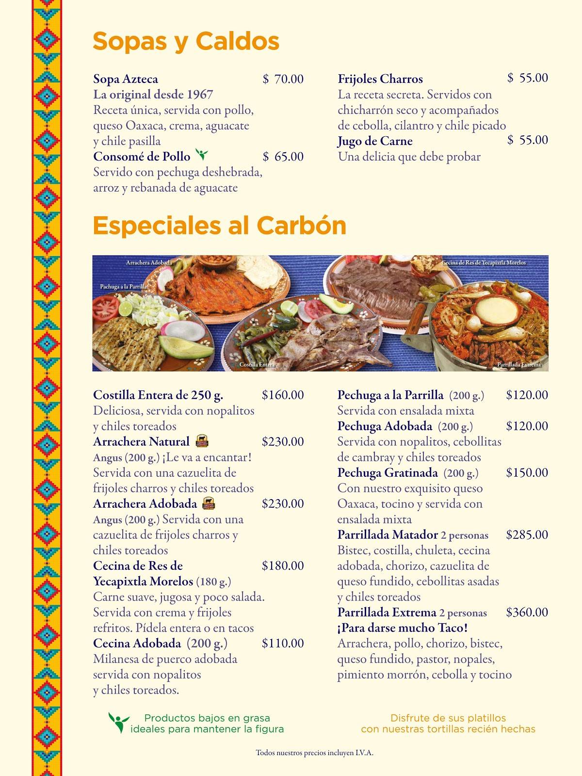 Carta del restaurante Chon y Chano Tacuba, Ciudad López Mateos, Calz ...