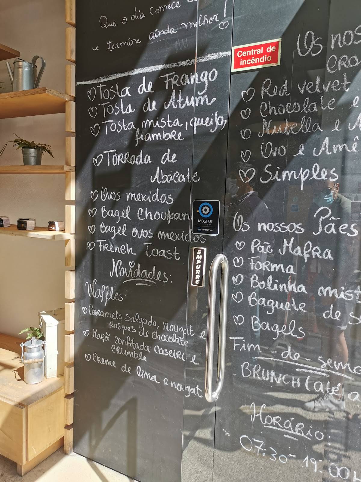 Menu em Choupana Caffé café, Lisboa, Av. da República 25A