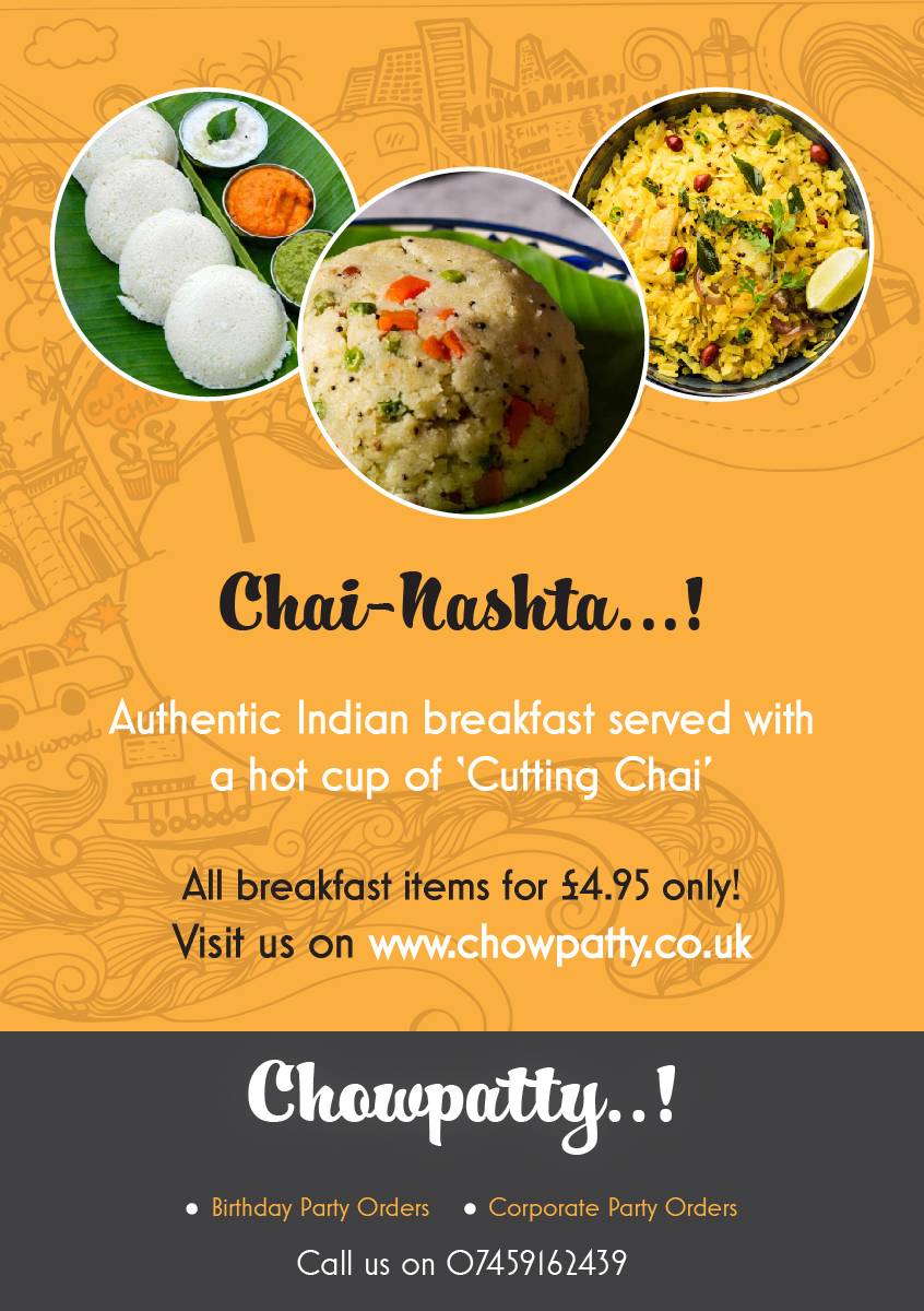 Menu at Chowpatty - Authentic Indian Street Food (Mile End) fast food ...