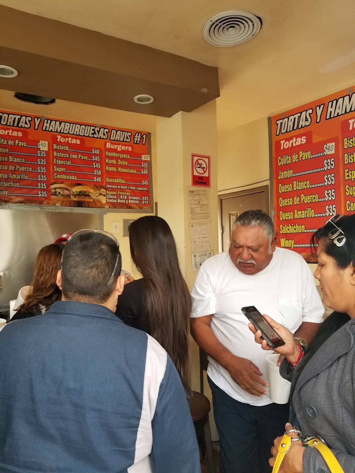 Carta del restaurante Tortas Davis #1, Ciudad Juarez, Benemérito del ...