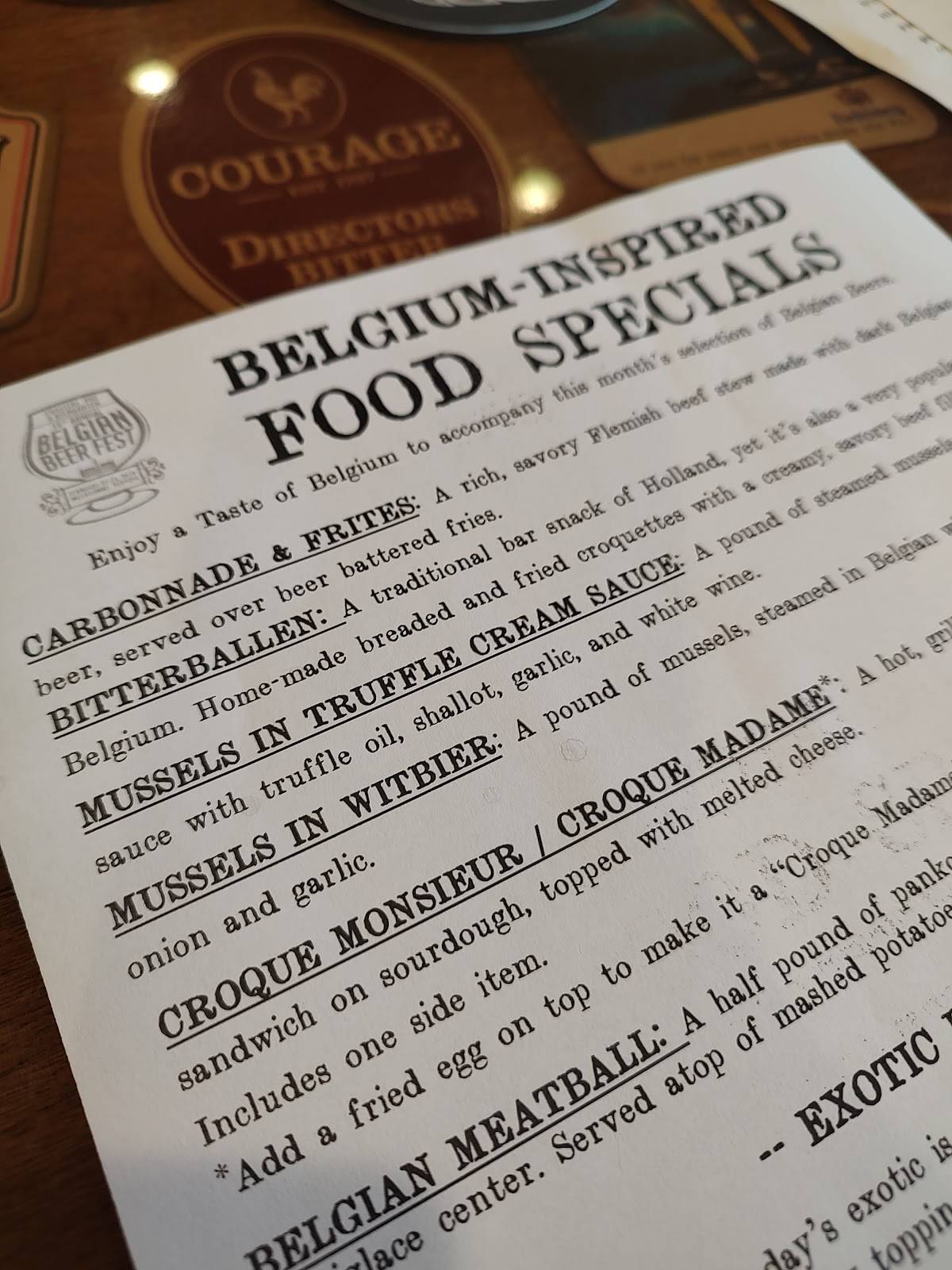 Menu at Coasters Taphouse pub & bar, Cocoa Beach