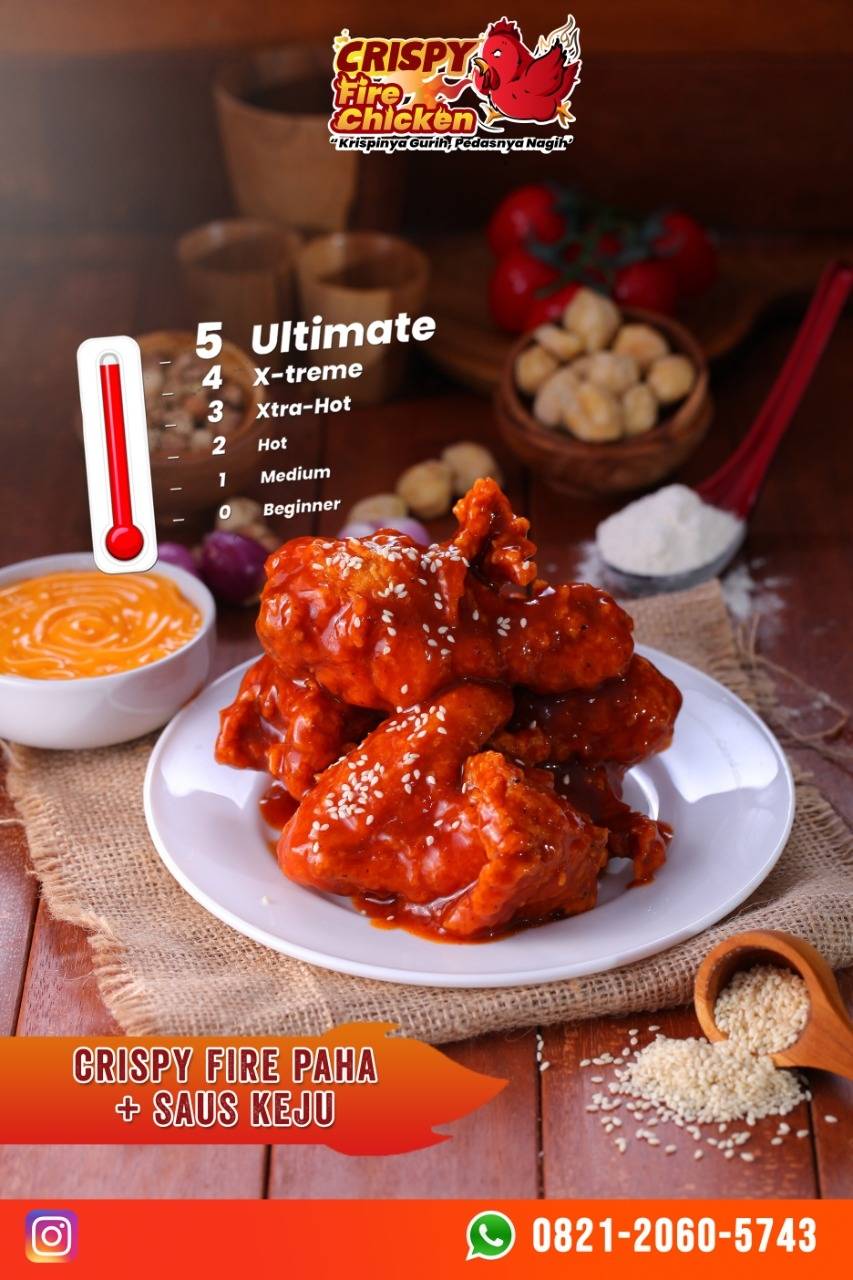 Menu at Crispy Fire Chicken restaurant, Ciledug Kulon