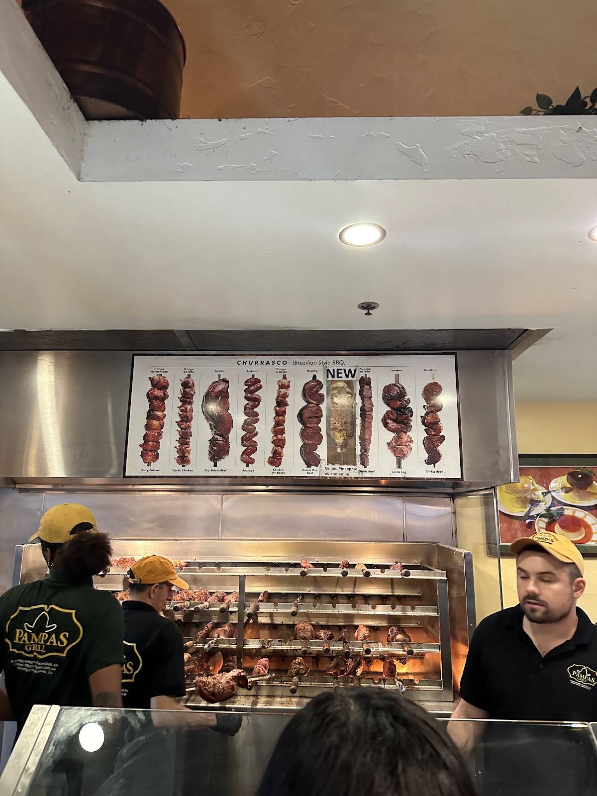 Menu at Pampas Grill restaurant, Culver City, Overland Ave