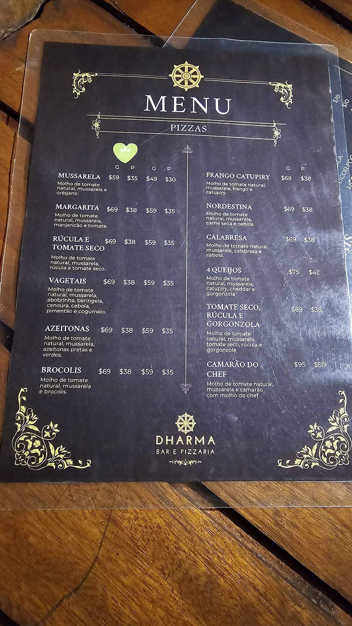 Menu em DHARMA Bar e Pizzaria, Parnamirim