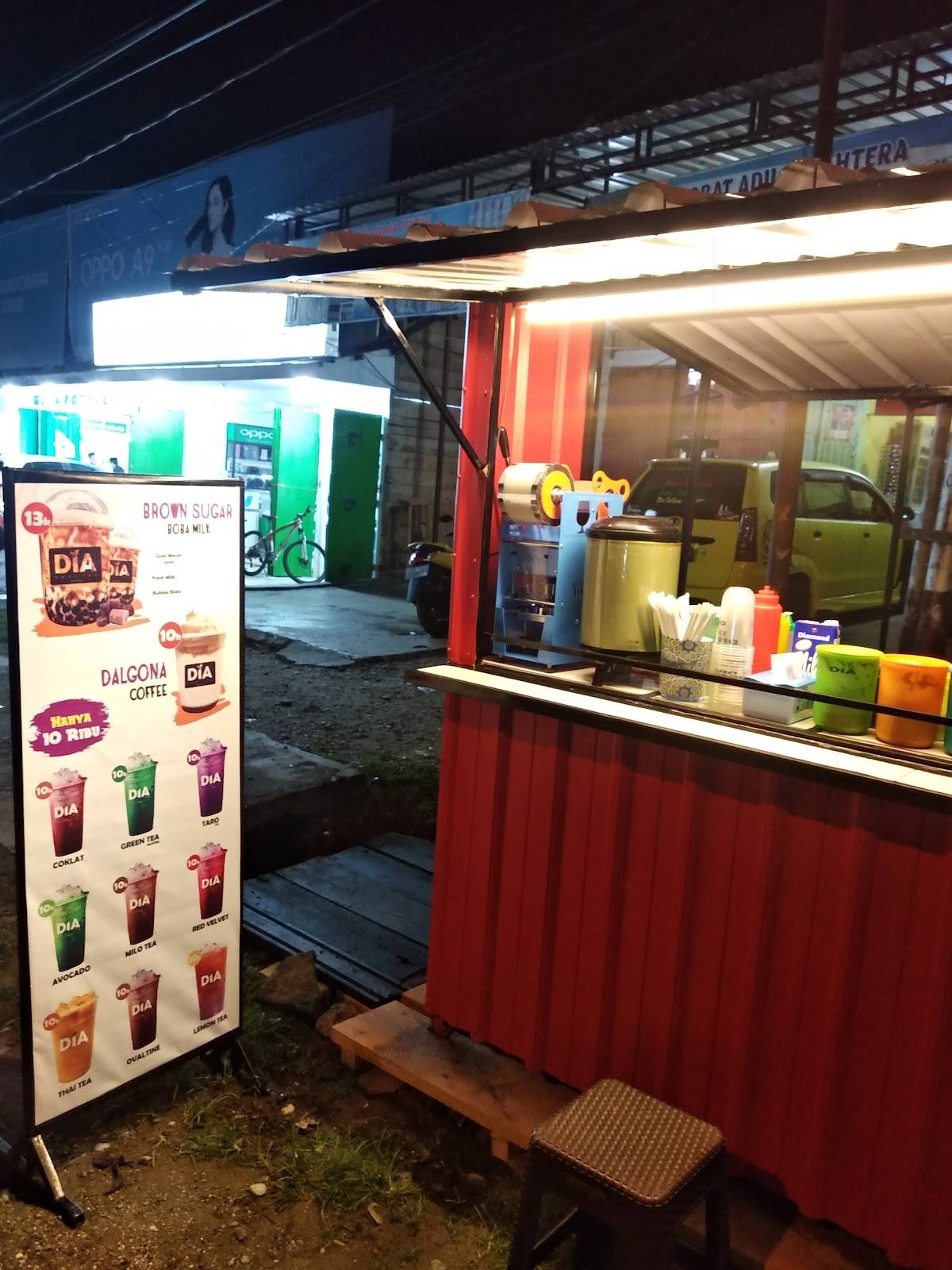 Menu at DIA THAI TEA, Indonesia