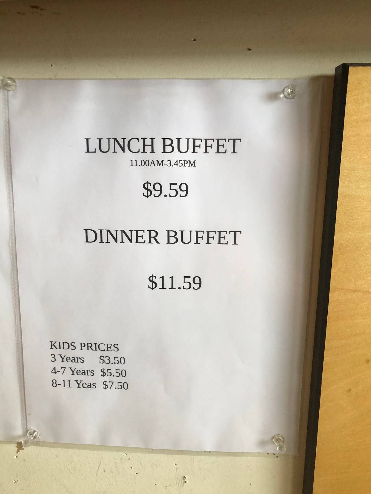 Menu at Daily Buffet & Grill restaurant, Murfreesboro