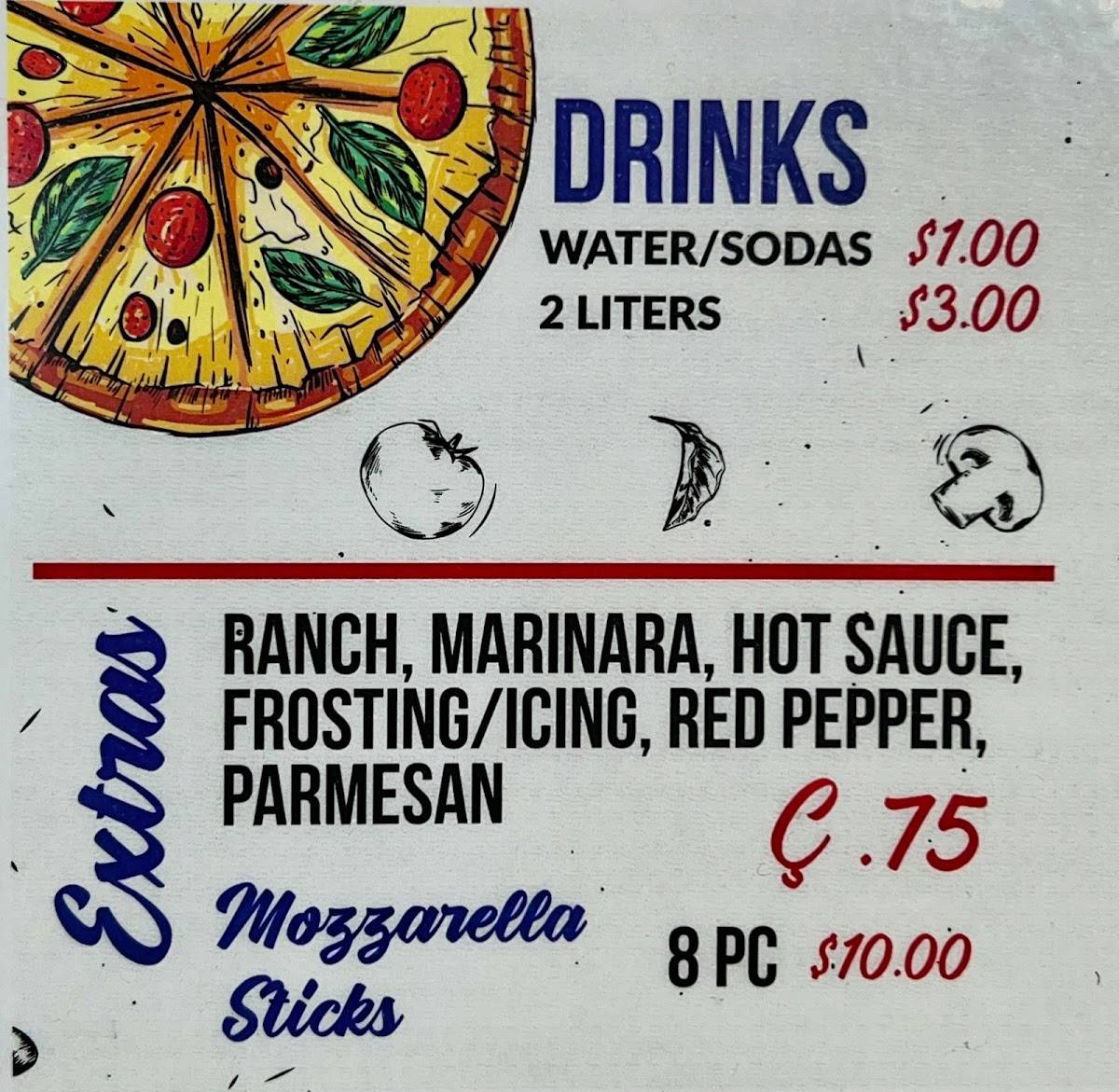 Menu at Home Run Pizza pizzeria, Dallas, 718 W Jefferson Blvd