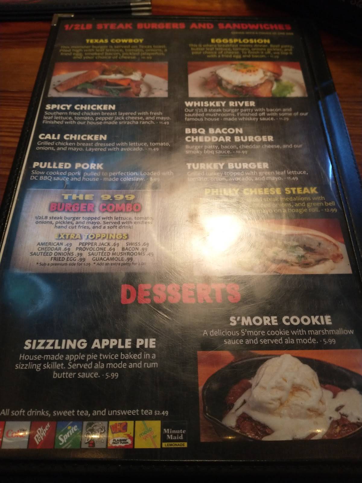 Menu at Deer Creek Fire & Stone pub & bar, Cabot