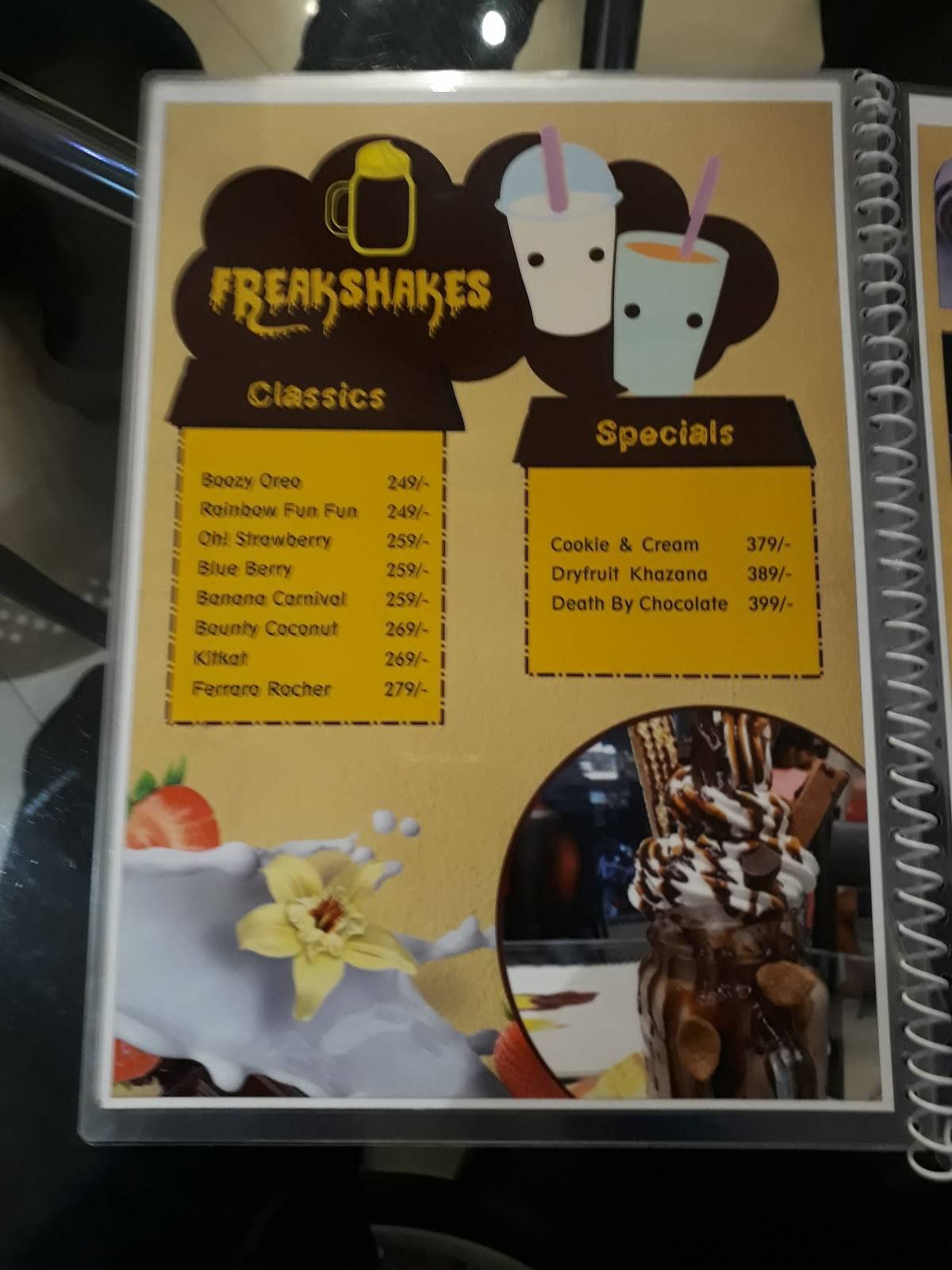 Menu at 51 RainBow IceCream, Vadodara