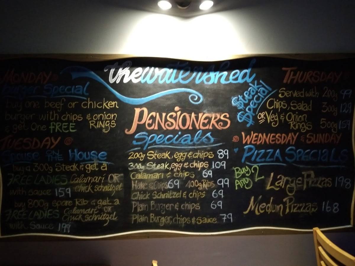 Menu at Die Watergat Langebaan restaurant, Langebaan, Free Port Centre ...