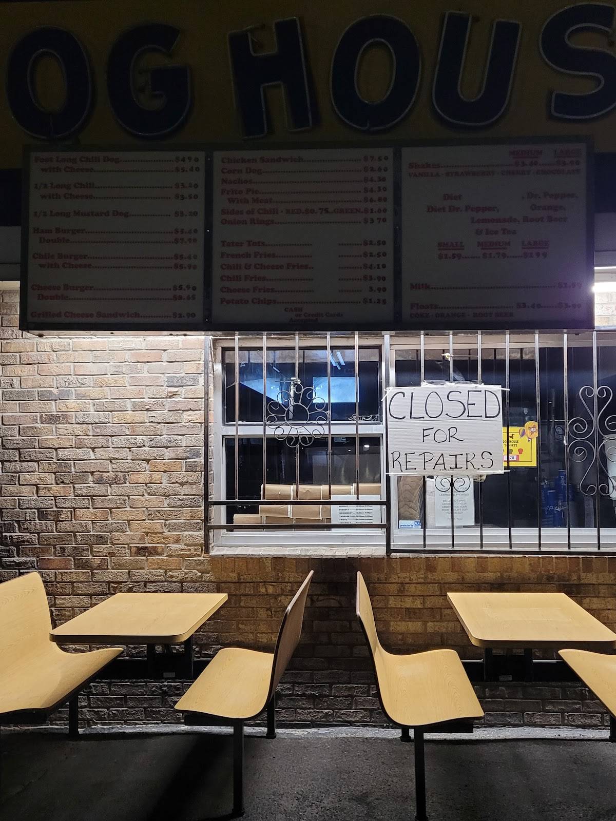 Menu at Dog House Drive In fast food, Albuquerque