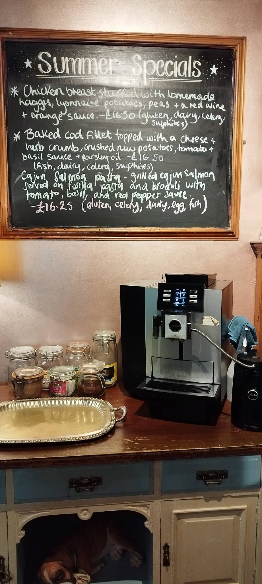 Menu at Dog & Gun pub & bar, Cross Hills, Colne Rd